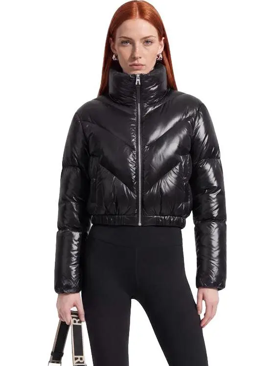 Rudsak Anslie C Glossy Down Puffer - Black