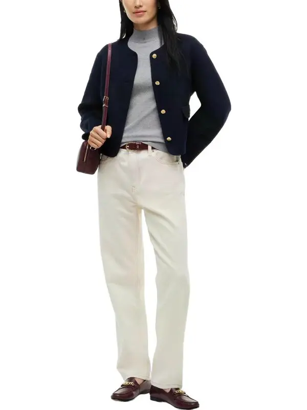 Tommy Hilfiger High-neck Logo-patch Sweater - Grey