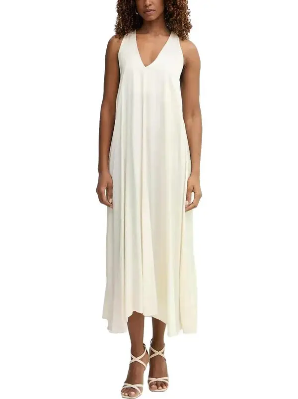 HAVEONE V-neck Sleeveless Maxi Dress - Neutrals