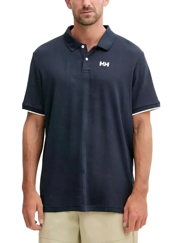 Helly Hansen Ocean 2.0 Logo-print Piqué Polo Shirt - Blue
