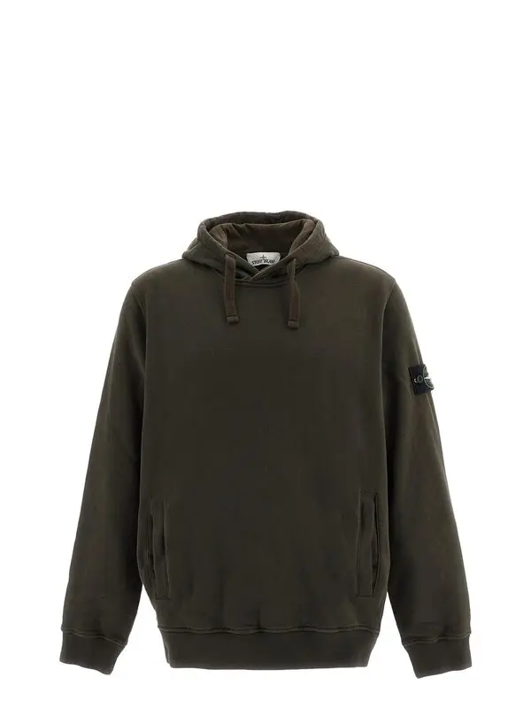 Stone Island Cotton Hooded Sweatshirt - Multicolor