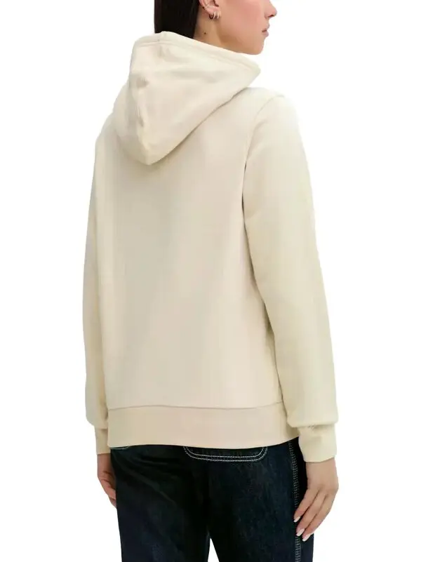 Helly Hansen Core Logo-print Drawstring Hoodie - Cream