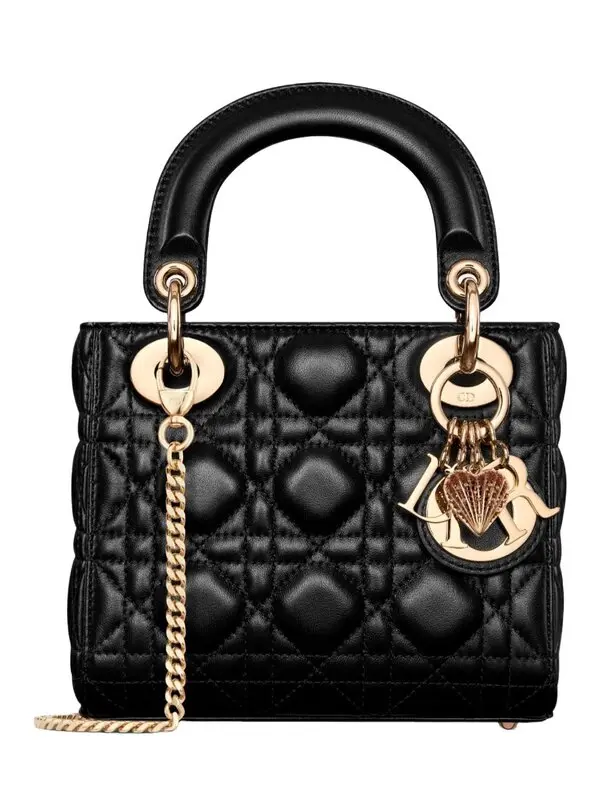 Dior Dioramour Mini Lady Bag - Black