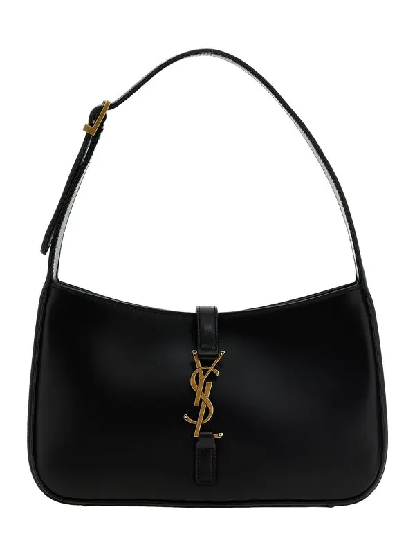 Saint Laurent Hobo Le 5 À 7' Shoulder Bag - Black
