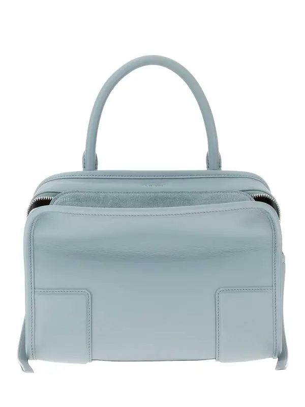 Loewe Pastel Light Leather Small Amazona Handbag - Blue