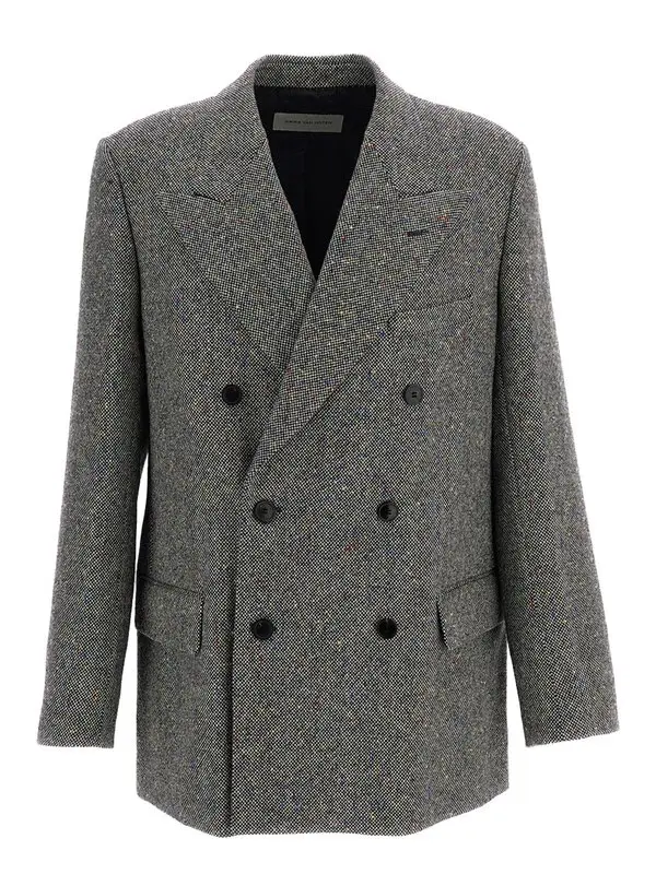 Dries Van Noten Blazer Doppiopetto Oversize Bosier - Multicolor