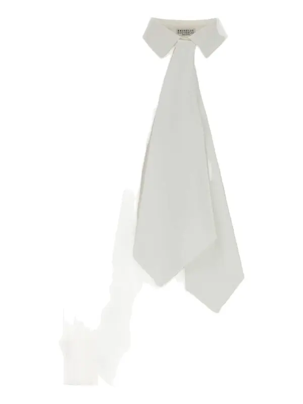 Brunello Cucinelli Stretch Poplin Shirt - White
