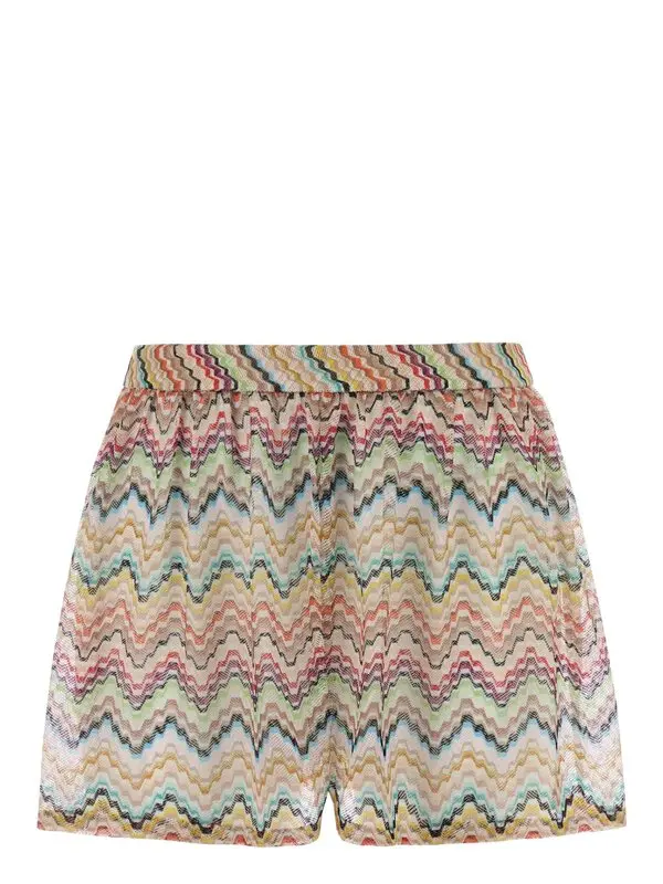 Missoni Embroidered Mesh Shorts - Multicolor