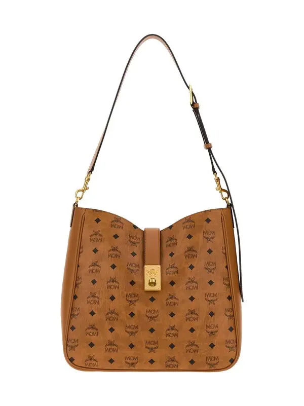 Mcm Printed Canvas Tracy Shopping Bag - Multicolor