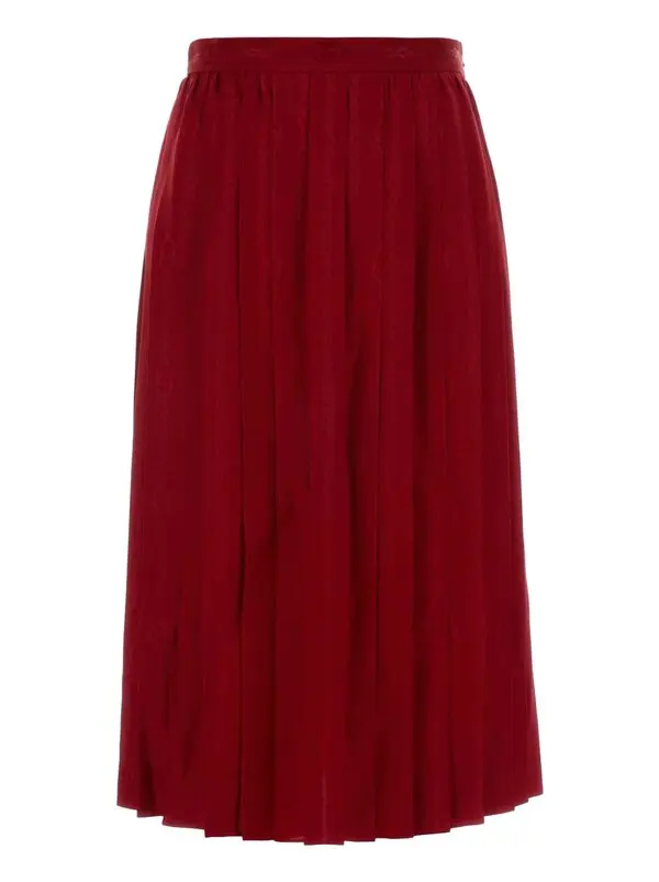 Gucci Twill Skirt - Red