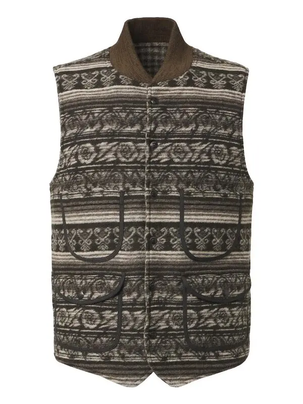 Ralph Lauren Reversible Jacquard Vest - Multicoloured