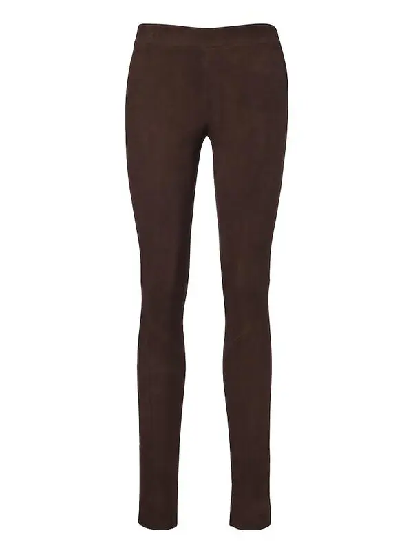 ARMA Roche Suede Leggings - Brown