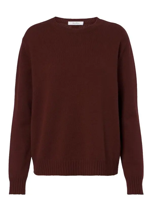 Max Mara Knitted Cashmere Sweater - Brown