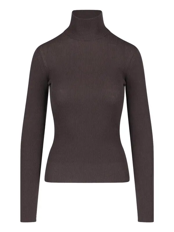 Max Mara Turtleneck “cavallo - Brown