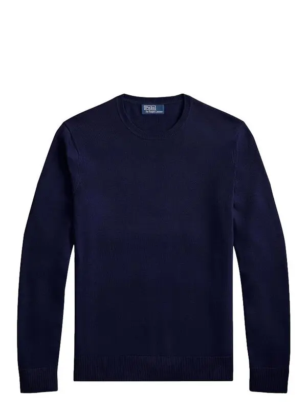 Polo Ralph Lauren Cotton Knit Sweater - Bright Navy