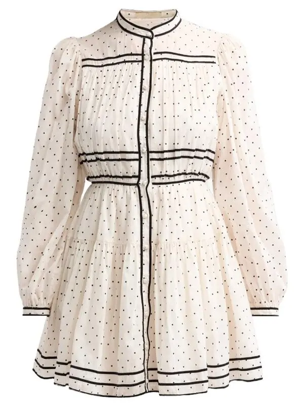 Ulla Johnson Lumi Cotton Mini Dress - Blanc