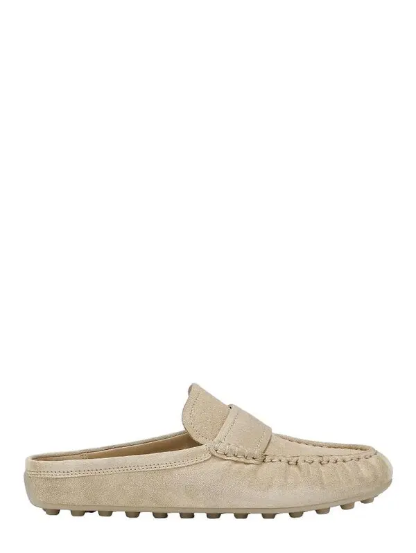 Vince Berkley Driver Suede Mules - Dune