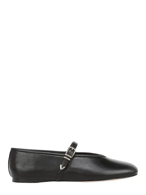 FAVORITE DAUGHTER Margot Mj Leather Mary Janes - Black