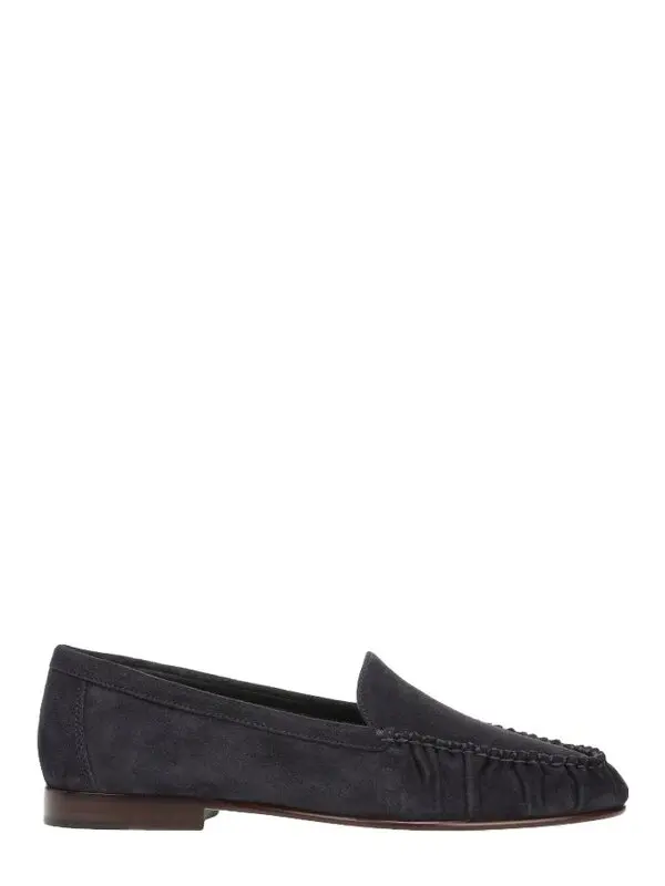 Veronica Beard Prilla Suede Loafers - Navy