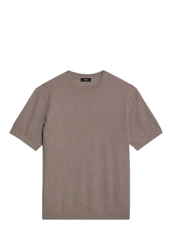 Theory Damian Tactile Cotton T-shirt - Bering