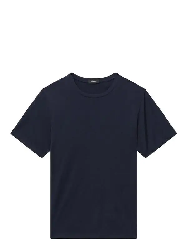 Theory Precise Cotton T-shirt - Eclipse