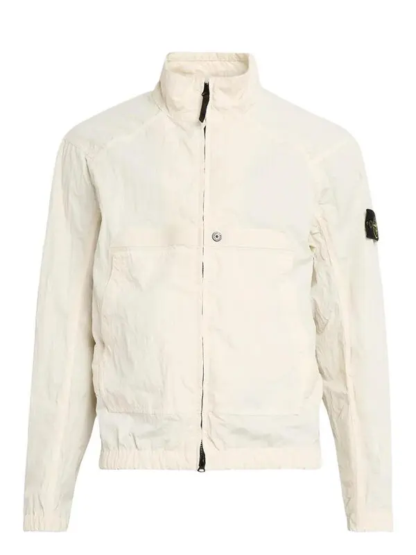 Stone Island Lightweight Nylon Jacket - Ivory