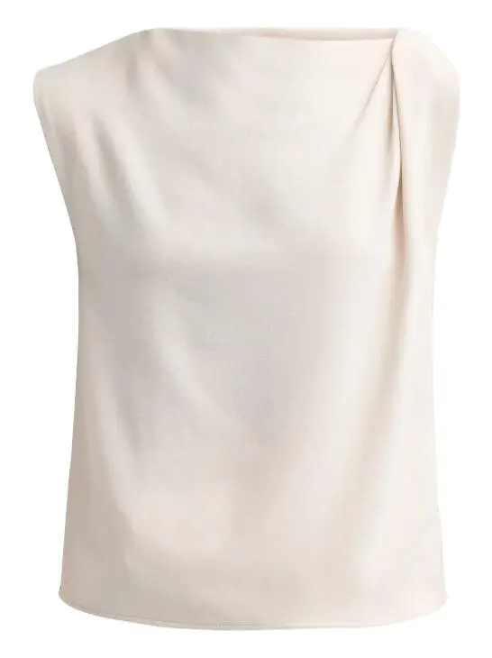 Vince Draped Sleeveless Top - Blush Cloud