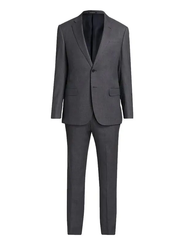 Emporio Armani Virgin Wool Suit - Blue Graphite