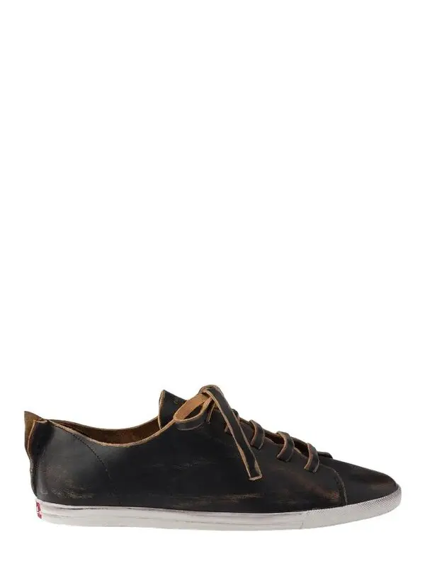 Prada Leather Sneakers - Black