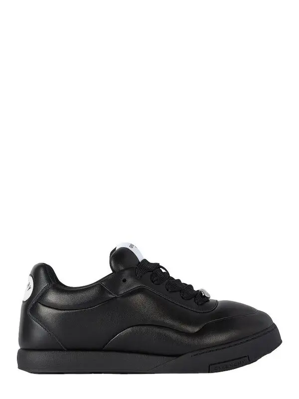 Givenchy Puffy Yard Sneakers In Nappa Leather - Black