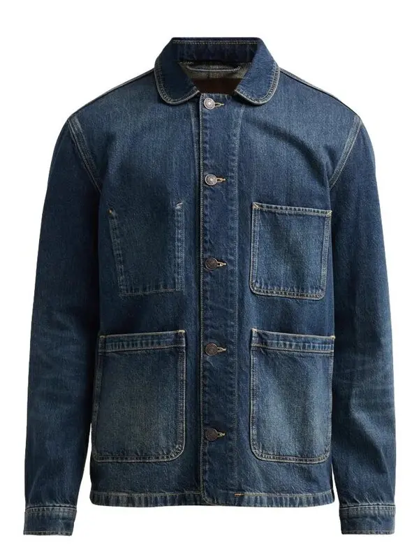 Paige Trevino Cotton Denim Chore Jacket - Deshler