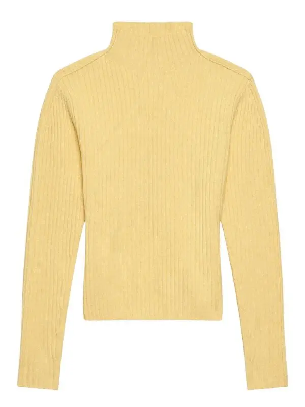 Helmut Lang Rib-knit Wool Sweater - Sunlight