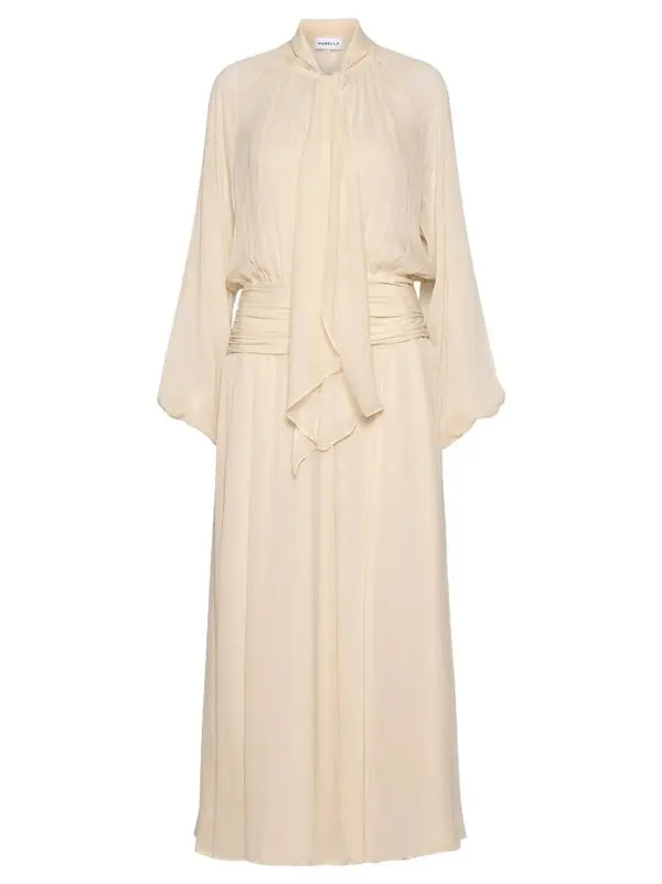 Marella Crepon Dress - Sand