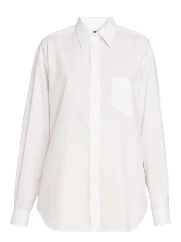 Moschino Cotton Poplin Blouse - Multi White