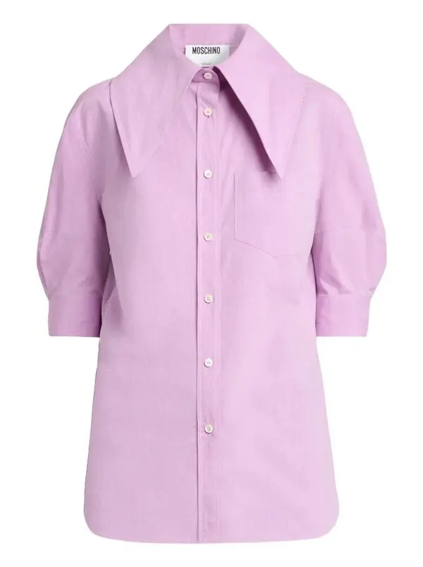Moschino Cotton Poplin Blouse - Violet