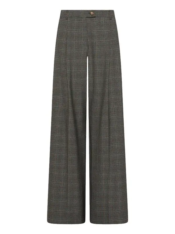Marella Straight Leg Darted Trousers - Grey