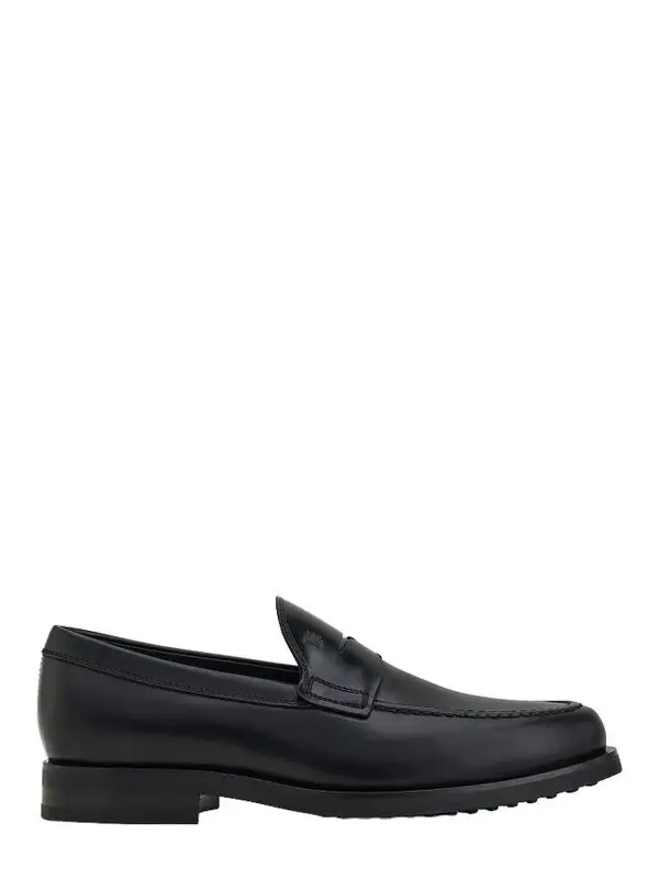 TOD'S Formale Leather Loafers - Black