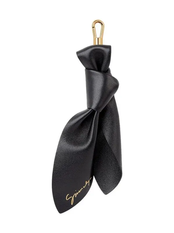 Givenchy Lucky Charms Bow Charm Bag In Nappa Leather - Black