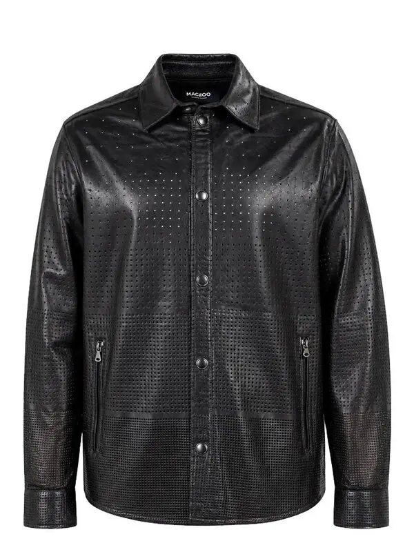 MACEOO Ascension Leather Jacket - Black
