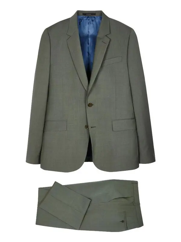 Paul Smith Soho-fit Wool Two-button Suit - Petral Green