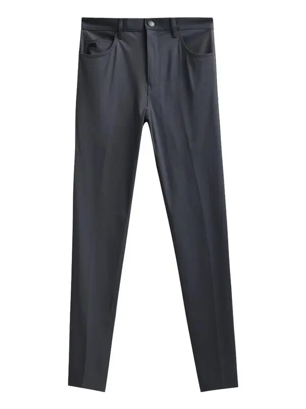 Emporio Armani Tech Stretch 5-pocket Pants - Solid Medium Blue