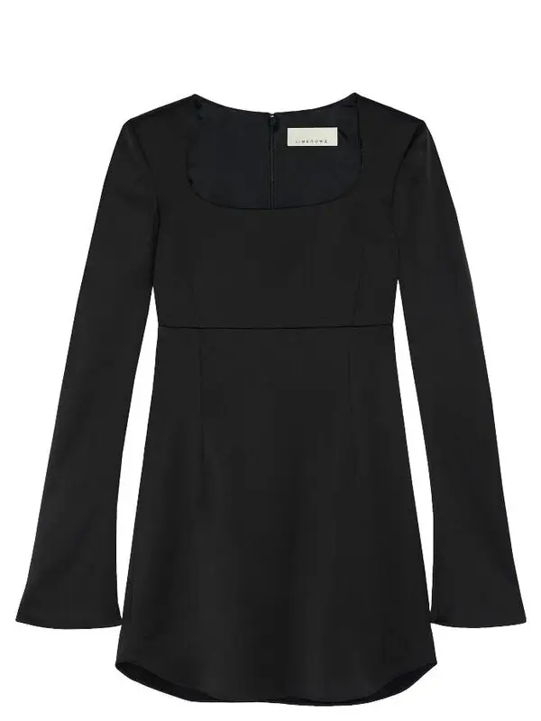 LIBEROWE Judy Duchess Satin Minidress - Black