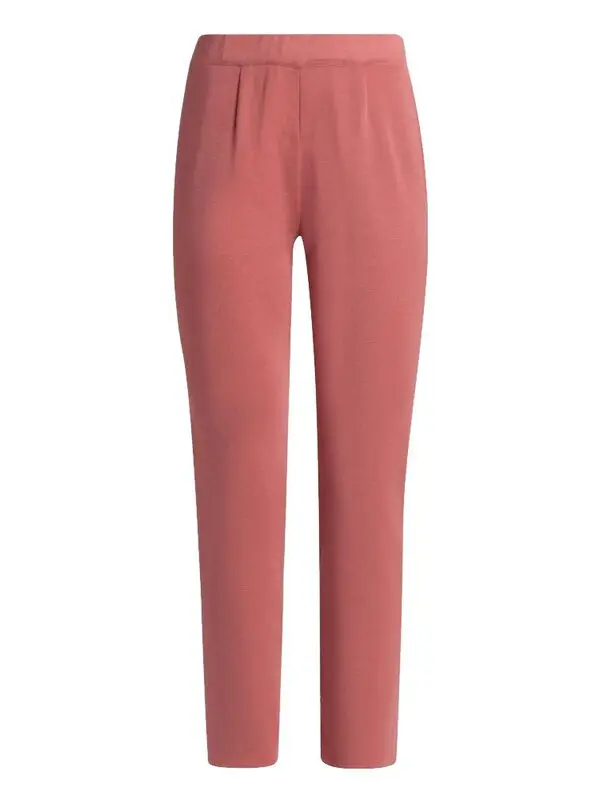 Misook Nancy Mylana Knit Slim-leg Pants - Honeysuckle