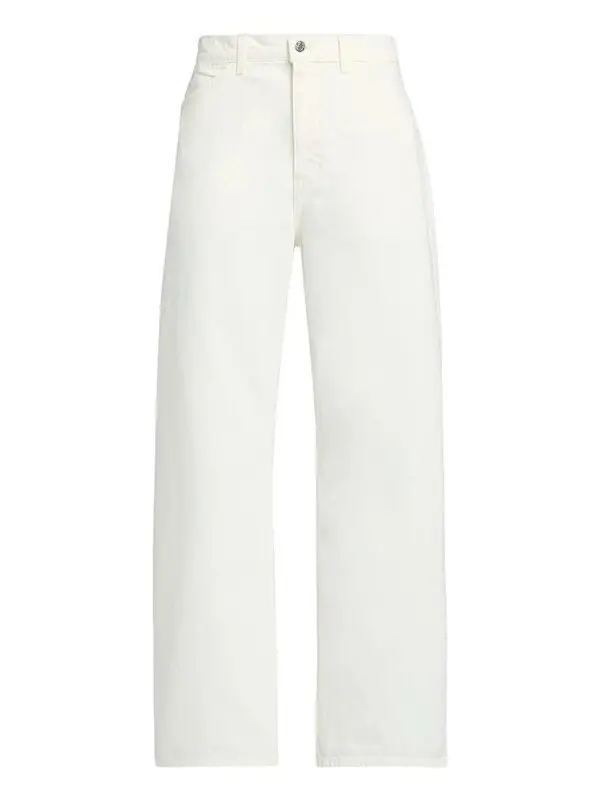 NILI LOTAN Tribeca Wide-leg Jeans - Cream