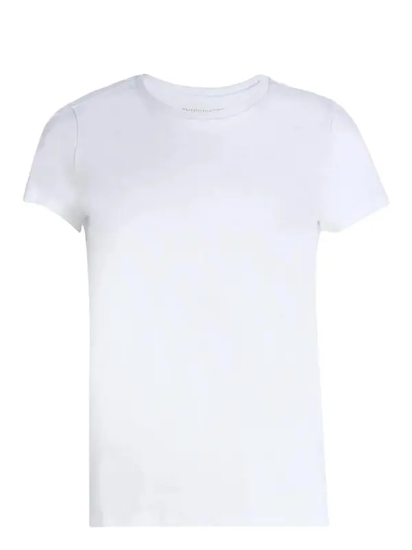 Majestic Filatures Interlock Cotton T-shirt - Blanc