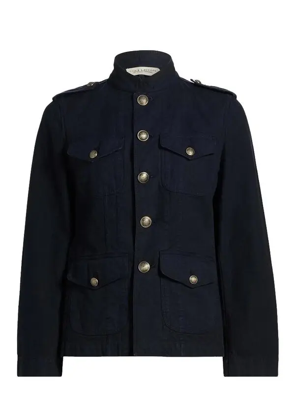 NILI LOTAN Raymond Cotton Jacket - Midnight