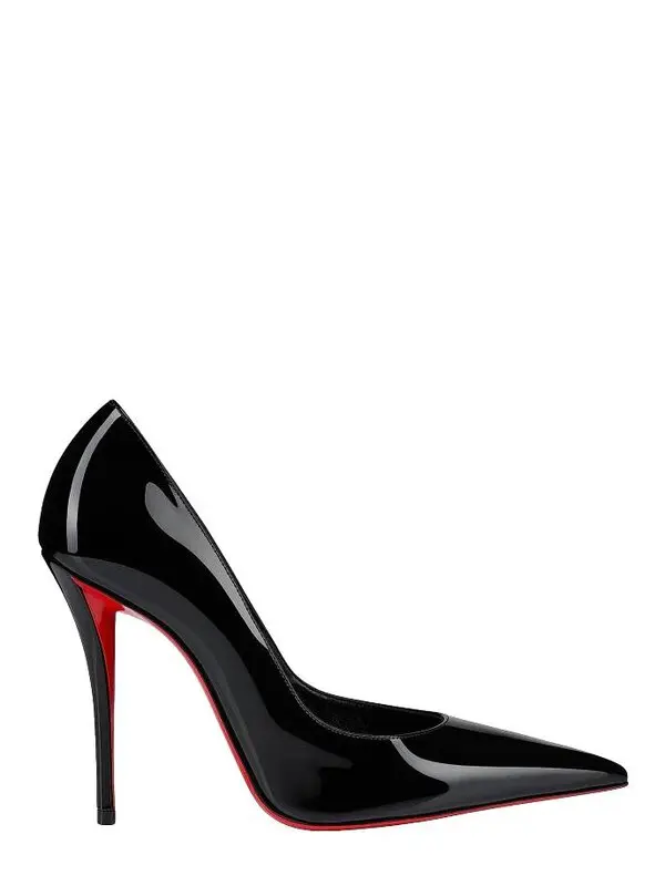 CHRISTIAN LOUBOUTIN Miss Z 100mm Patent Leather Pumps - Black