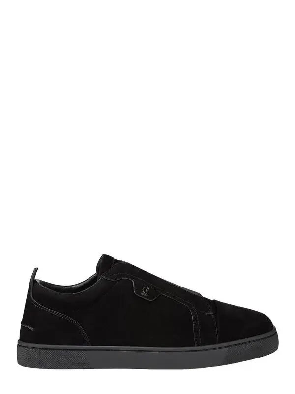 CHRISTIAN LOUBOUTIN St Louis Suede Sneakers - Black