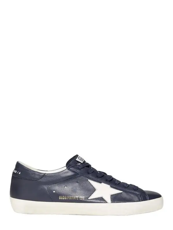 GOLDEN GOOSE Super Star Leather Low-top Sneakers - Eclipse Latte