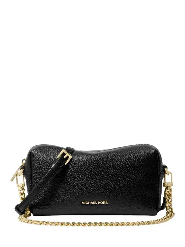Michael Kors Bryant Small Leather Shoulder Bag - Black
